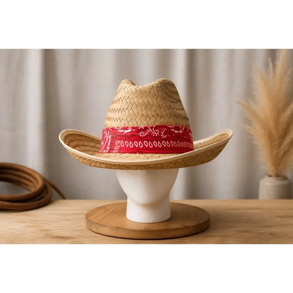 Unbranded | Accessories | Cowboycowgirl Western Unisex With Red White ...